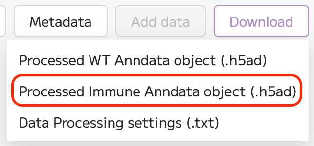 Understanding the AnnData (Scanpy) object that is downloadable from ...